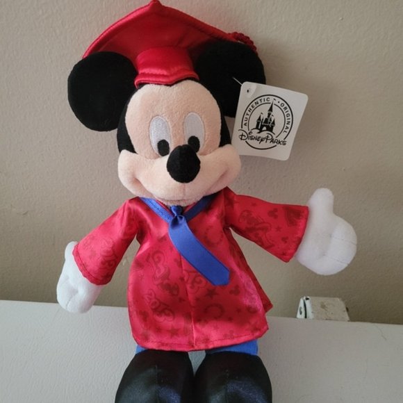 Disney | Toys | Mickey Mouse Graduation Plush Toy | Poshmark